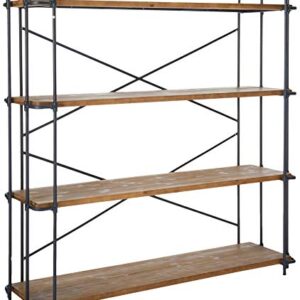 Christopher Knight Home Yorktown 4-Shelf Bookcase, Antique & Yorktown 3-Shelf Bookcase, Antique