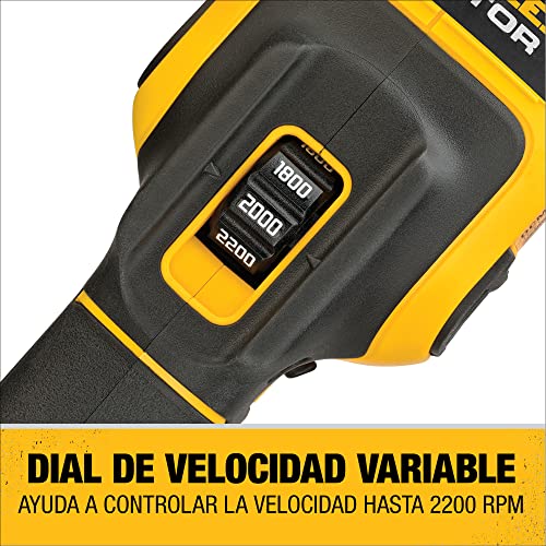 DEWALT 20V MAX* XR Cordless Polisher, Rotary, Variable Speed, 7-Inch, 180 mm, Tool Only (DCM849B)