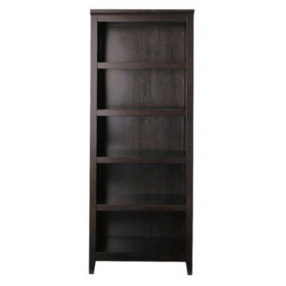 Threshold Carson 5 Shelf Bookcase, Espresso Finish