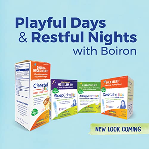 Boiron SleepCalm Kids Sleep Aid for Deep, Relaxing, Restful Nighttime Sleep - Melatonin-Free and Non Habit-Forming - 2 Count (160 Pellets)