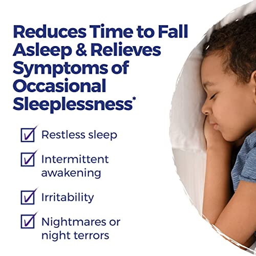 Boiron SleepCalm Kids Sleep Aid for Deep, Relaxing, Restful Nighttime Sleep - Melatonin-Free and Non Habit-Forming - 2 Count (160 Pellets)