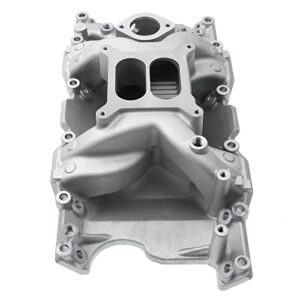 A-Premium Dual Plane Intake Manifold Compatible with Chrysler LA 318 340 360 V8 5.2L 5.9L, fits for Chrysler Cordoba & Dodge Ram Aspen Challenger & Plymouth & Jeep Grand Cherokee, Replace#55026, 85026