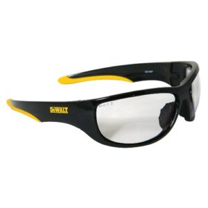 dewalt dpg94-1d dominator safety glasses, clear lens