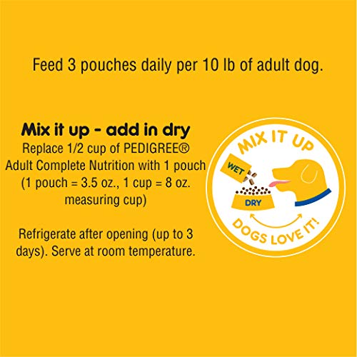 Pedigree Variety Wet Dog Food CUTS in Gravy 28 OZ - 0023100119261