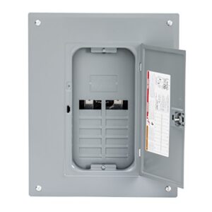 Square D - HOM816L125PC Homeline 125 Amp 8-Space 16-Circuit Indoor Main Lugs Load Center with Cover (Plug-on Neutral Ready)