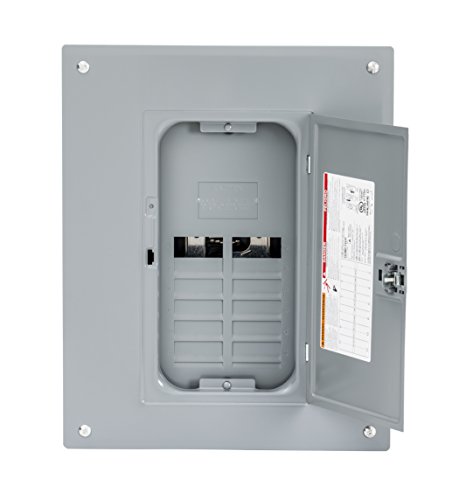 Square D - HOM816L125PC Homeline 125 Amp 8-Space 16-Circuit Indoor Main Lugs Load Center with Cover (Plug-on Neutral Ready)