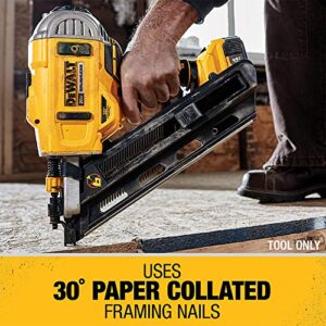 DEWALT 20V MAX* XR Framing Nailer, Dual Speed, Tool Only (DCN692B), 38.74 x 14.94 x 33.66 cm