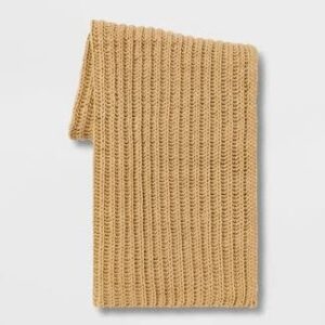 chunky knit reversible throw blanket – threshold™