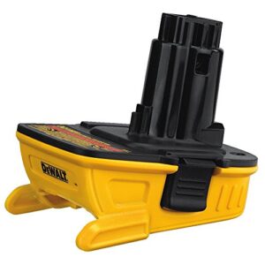 dewalt battery adapter 18v to 20v, for drills, sanders and more, charger not included, bare tool only (dca1820)