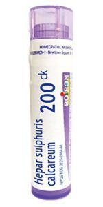 boiron hepar sulphuris calcareum 200ck homeopathic medicine for cough – 80 pellets