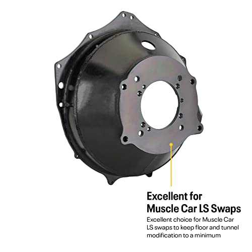 LS Swap Steel Transmission Adapter Bellhousing, GM Manual/T5/TKX