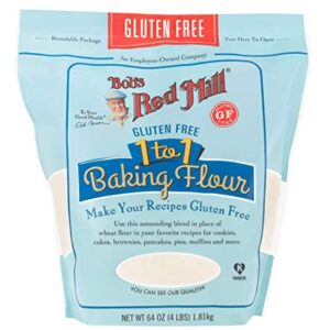 Bob's Red Mill Gluten Free 1-to-1 Baking Flour, 64-ounce