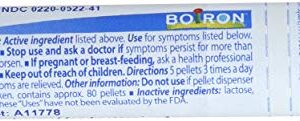 Boiron Arsenicum Album, 6C Pellets, 80 Count Tube, Homeopathic Medicine for Food Poisoning