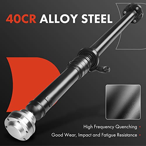 A-Premium Rear Complete Drive Shaft Prop Shaft Driveshaft Assembly Compatible with Cadillac CTS 2008-2014, AWD Automatic Transmission