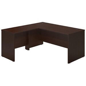 bush business furniture series c elite 66w x 30d desk shell with 36w return in mocha cherry