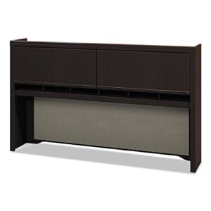 bush business furniture enterprise hutch, 72″, mocha cherry