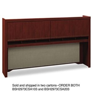 Bush Business Furniture Enterprise Hutch, 72", Mocha Cherry