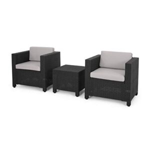 christopher knight home 311164 outdoor conversation sets, dark gray + gray