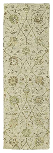 Kaleen Helena Collection Hand Tufted Area Rug, 5' x 7'9", Ivory