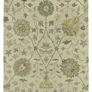 Kaleen Helena Collection Hand Tufted Area Rug, 5' x 7'9", Ivory