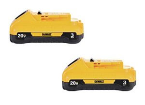 dewalt 20v max battery pack, 3.0-ah, 2-pack (dcb230-2)