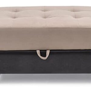 Glory Furniture Living Room Ottoman Mocha Suede/PU