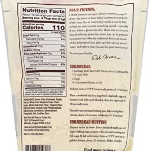 Bob's Red Mill Gluten Free Cornbread Mix, 20 Oz