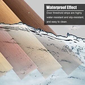 Floor Threshold Strips Vinyl Transition Strips Tile to Laminate 4cm Wide,t-Shape Indoor Reducer Flute,Wood/Carpet Edge Transition (Color : White)