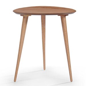 Christopher Knight Home Elam Wood Coffee Table, Natural & Naja Wood End Table, Natural Finish