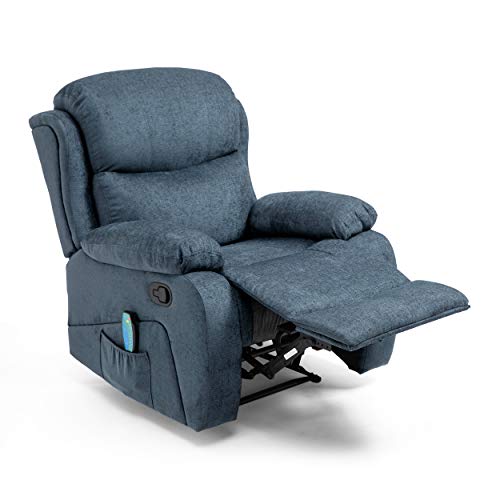 Christopher Knight Home Porterdale Massage Recliner, Charcoal + Black