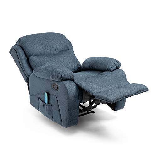 Christopher Knight Home Porterdale Massage Recliner, Charcoal + Black