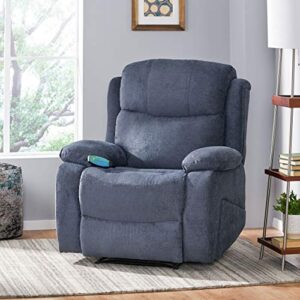 Christopher Knight Home Porterdale Massage Recliner, Charcoal + Black