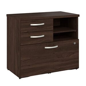 bush business furniture hybrid office-furniture, black walnut