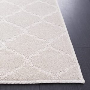 Safavieh Pattern and Solid Collection 5'3" x 7'6" Ivory PNS404A Non-Shedding Trellis Living Room Dining Bedroom Area Rug