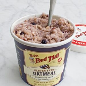 Bobs Red Mill Blueberry Hazelnut Oatmeal Cup, 2.5 Ounce (Pack of 12)