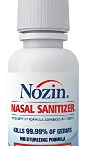 Nozin® Nasal Sanitizer® Antiseptic 12mL Bottle | Kills 99.99% of Germs | Lasts Up to 12 Hours | 60+ Applications