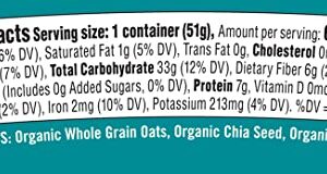 Bobs Red Mill Organic Classic Oatmeal, 1.8 OZ