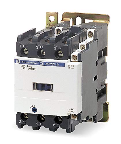 Schneider Electric 480VAC IEC Magnetic Contactor; No. of Poles 3, Reversing: No, 40 Full Load Amps-Inductive