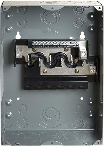 Square D by Schneider Electric HOM612L100SCP Homeline 100 Amp 6-Space 12-Circuit Indoor Surface Mount Main Lugs Load Center with Cover-Twо раck