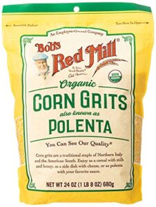 bob’s red mill organic corn grits/ polenta, 24 oz