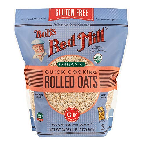 Bob's Red Mill Gluten Free Organic Quick Cooking Oats, 32 Ounce