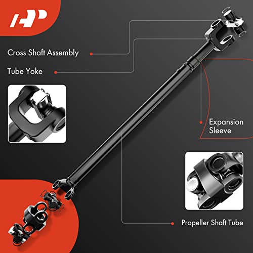 A-Premium Rear Complete Drive Shaft Prop Shaft Driveshaft Assembly Compatible with Ford F-150 2004-2008 4.6L, 4WD Automatic Transmission, Replace# 4L3Z4602LA, 4L3Z4602LB