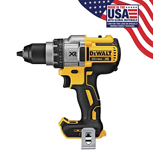 DEWALT 20V MAX XR Drill/Driver, Brushless, 3 Speed, Tool Only (DCD991B)