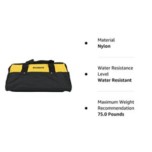 Dewalt 18" Large Heavy Duty Contractor Tool New Bag in Bulk Packaging