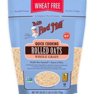 Bob's Red Mill Gluten Free Quick Cooking Rolled Oats, 28 Oz