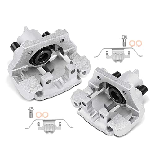 A-Premium Disc Brake Caliper Assembly with Bracket Compatible with Select BMW Models - 525i 04-07, 525xi 06-07, 528i 08-10, 528i xDrive 09-10, 530i 04-07, 530xi 06-07 - Rear Driver and Passenger Side