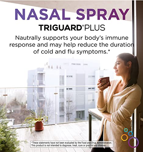 TriGuard Plus Colloidal Silver Nasal Spray with Olive Leaf Extract & Elderberry Extract | Sinus Treatment, Nose Spray & Immune System Booster 2 oz / 60ml