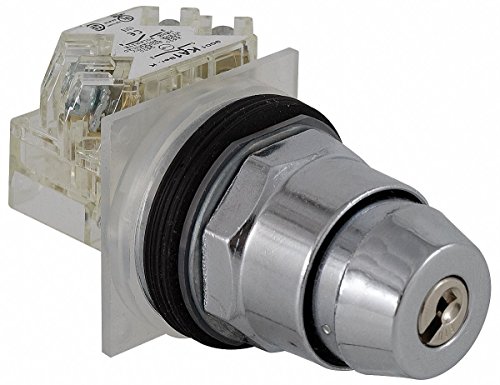 Schneider Electric Non-Illuminated Selector Switch, Size: 30mm, Position: 2, Action: Maintained / Momentary - 9001KS34K1H13