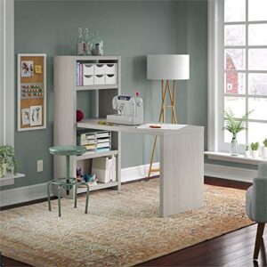 Bush Business Furniture Echo Craft Table, 56W, Gray Sand