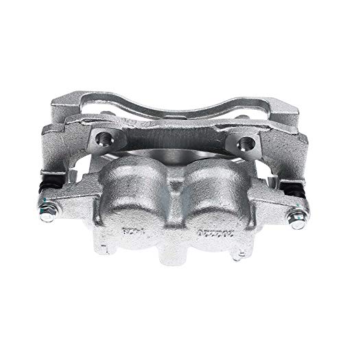 A-Premium Front Disc Brake Caliper Assembly with Bracket Compatible with Select Ford, Lincoln and Mercury Models - Crown Victoria/Town Car/Grand Marquis 2003-11, Marauder 2003-2004, 4.6L, 2-PC Set